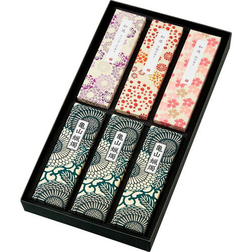 仕様●品種名:仏具●セット内容:亀山五色?燭(約35g)×3、和遊線香(ラベンダー・桜・白梅)(各約30g)×各1【送料について】北海道、沖縄、離島は送料を頂きます。