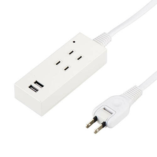 ●雷サージフィルターが雷などの過電圧から接続機器を保護します。●スマートフォンなどのデジタル機器に直接充電が可能なUSBポート付きです。●プラグはホコリや湿気によって発生するトラッキング火災を予防する絶縁カバー付きです。●定格容量:100V...