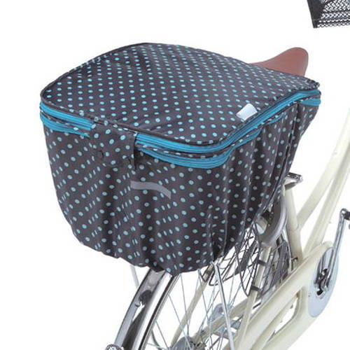 商品説明容量アップもできる自転車後カゴ用カバー●ひったくり被害の防止には欠かせません●突然の雨にも対応できるはっ水加工済み日常生活には無くてはならない自転車。お買物の荷物などを入れるカゴは大変便利ですが色んな問題もあります。カバンなどを気軽...