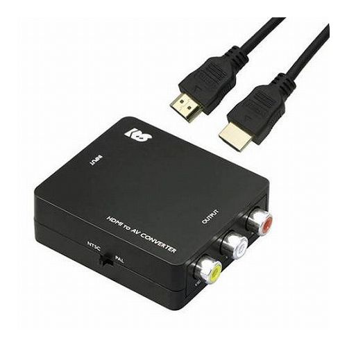 商品説明HDMI信号をコンポジット信号に変換・出力アナログ入力端子しか持たない古いディスプレイ、プロジェクターなど資産の有効活用が可能。USB給電ケーブル(約70cm)標準添付。入力解像度1080p/720p、出力解像度480i。軽量、コン...