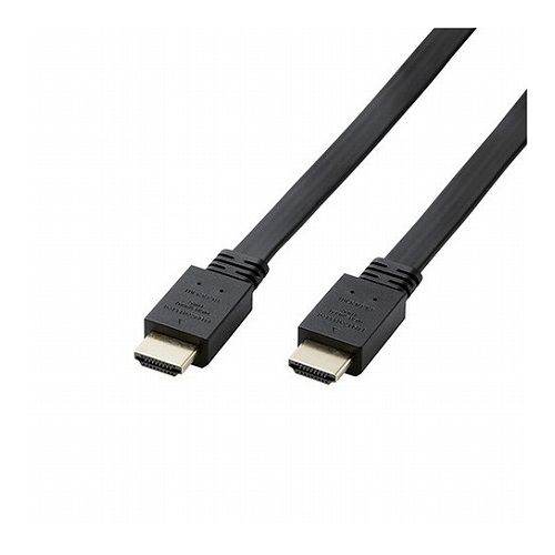 フラットタイプで壁ぎわなどの狭いすき間にもピッタリ配線ができる!18Gbpsの高速伝送と高色域になった超高画質映像の伝送ができる、4K/UltraHD対応のPremiumHDMIcable規格認証済み“イーサネット対応PremiumHDMI...
