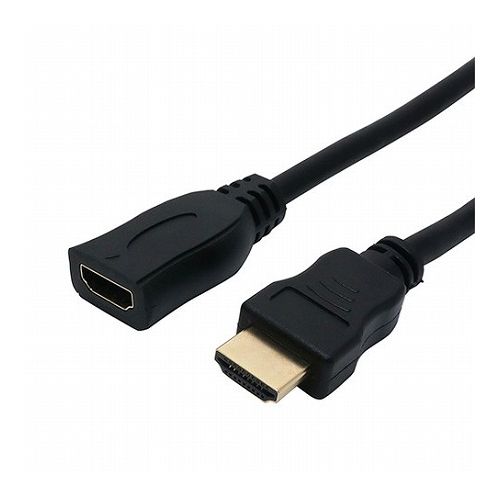 イーサネット対応ハイスピードHDMIケーブル■HDMI端子の延長に最適手持ちのHDMIケーブルの延長、ストリーミングデバイスの接続位置調整などに便利なHDMI延長ケーブルです。■4K30P/フルHD解像度に対応4K(30Pまで)、及びフルH...