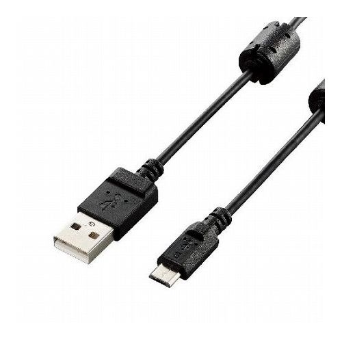 USB2.0micro-Bを搭載したデジタルカメラやデジタルビデオカメラの充電やパソコンへのデータ転送ができるUSBケーブルです。※micro-B端子からの充電に対応した機器のみ充電が可能です。USB2.0規格の伝送速度480Mbpsの高速...