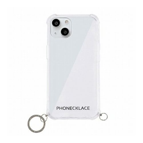 【商品特長】ロゴ入りリング型チャームがおしゃれPHONECKLACE「ストラップ用リング付きクリアケース」はチャームが付きで、ストラップやキーチェーンなどの取り付けに適したiPhoneケースです。●ストラップ取り付け用リング付きケースにスト...