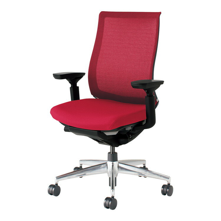 前傾での作業姿勢を適切にサポートする機能を搭載したオフィスチェアです。座面のみを前傾させる機能は、膝やモモ裏などの負担を軽減し、シートに施した加工により骨盤を安定させるので、体圧分散され長時間の作業が快適に行えます。背もたれは、ロッキングの...