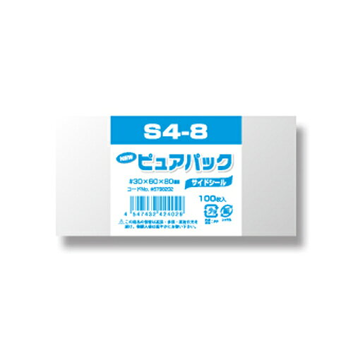 サイズ　：0．03×40×80mm色・柄　：透明材質　：OPP入り数　：100枚／束【送料について】北海道、沖縄、離島は送料を頂きます。