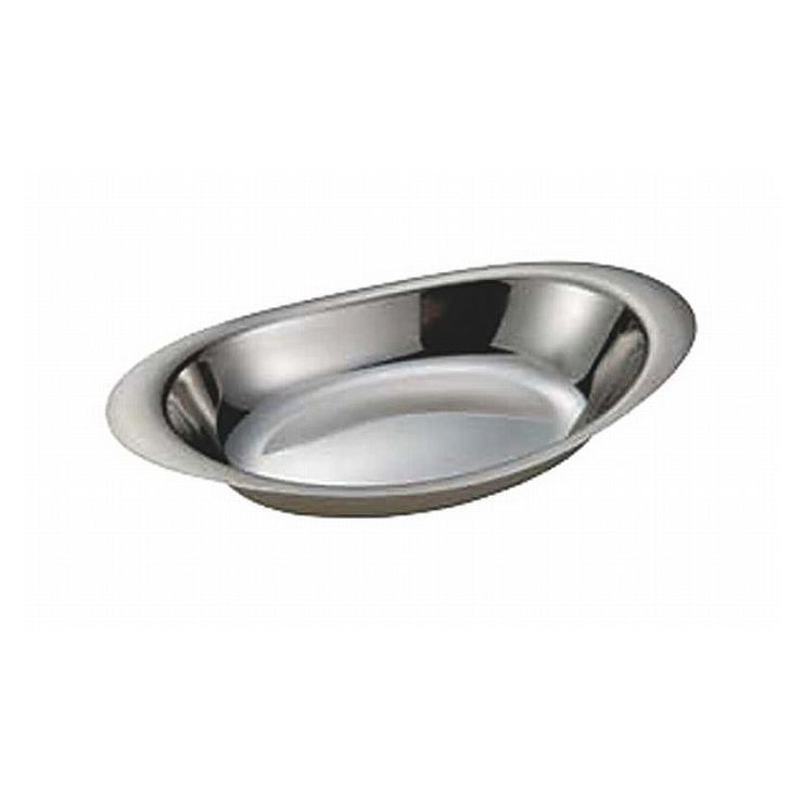 イケダ IKD 18-8カレー皿 小 10 1/2インチ 324044JANコード：4538085010660規格：規格10 1/2インチ小サイズ：外寸縦×横×高さ275×168×H33mmサイズ容量1：275×168×H33mm材質：18...