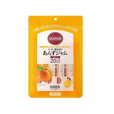 商品概要メーカー：ハーバー研究所商品名：【軽】マービーあんずジャム（13g×10本入）区分：食品内容量：13g×10本商品概要：還元麦芽糖水飴を使用した低カロリージャムスティックタイプJANコード：4534551013401商品コード：07...
