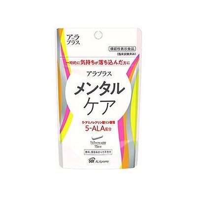商品概要メーカー：SBIアラプロモ商品名：【軽】アラプラスメンタルケア（15カプセル）区分：食品内容量：15カプセル商品概要：5−ALAが幸せホルモンとよばれるセロトニンを増やします。JANコード：4589712370459商品コード：07...