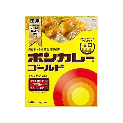 商品概要メーカー：大塚食品商品名：【軽】ボンカレーゴールド甘口（180g）区分：食品内容量：180g商品概要：アルフォンソマンゴーと和梨でフルーティーに仕上げたマイルドでやさしいカレーJANコード：4901150112062商品コード：12...