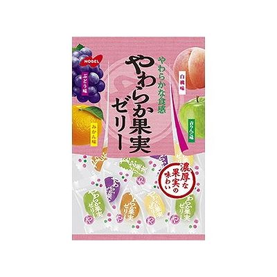 商品概要メーカー：ノーベル製菓商品名：【軽】やわらか果実ゼリー（230g）区分：食品内容量：230g商品概要：個包装入り大袋形態のフルーツアソートぜりーです。柔らかい食感と濃厚な4種類の果実の味わいが楽しめます。JANコード：4902124...