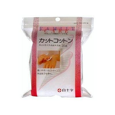 商品概要メーカー：白十字商品名：FCファミリーケアカットコットン20g区分：その他内容量：20g商品概要：●使いやすいカットサイズで、外出先でも便利です。●綿100%ですので、デリケートな肌にも安心してご使用いただけます。●使いやすい大きさ...