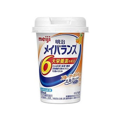 商品概要メーカー：明治商品名：【軽】メイバランスMiniカップフルーツ・オレ味（125mL区分：食品内容量：125mL商品概要：6大栄養素配合！飲みやすいミルクテイストJANコード：4902705007918商品コード：127600643商...