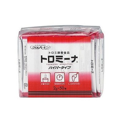 商品概要メーカー：ウエルハーモニー商品名：【軽】トロミーナハイパータイプ（2g×50本）区分：食品内容量：2g×50本商品概要：牛乳・エンシュアにもとろみがつく強力タイプ。（トロミーナナージュの後継品）JANコード：494222325090...