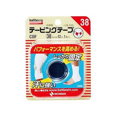商品概要メーカー：ニチバン商品名：バトルウィンテーピングテープ非伸縮タイプC38F足首・肘用ホワイト区分：日用雑貨内容量：1個商品概要：スポーツ傷害の予防、応急手当て、再発防止に広く利用される非伸縮タイプの固定用テーピングテープです。保持力...