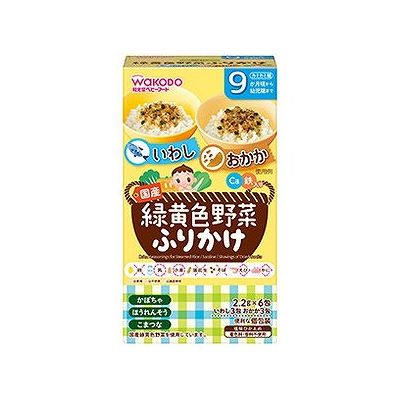 商品概要メーカー：アサヒグループ食品商品名：【軽】緑黄色野菜ふりかけいわしおかか（2．2g×6包）区分：食品内容量：2．2g×6包商品概要：【9か月から】ごはんの味・見た目に変化をつけたい時や、おかずが少ない時に！JANコード：498724...