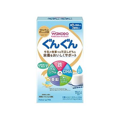 商品概要メーカー：アサヒグループ食品商品名：【軽】フォローアップミルクグングンスティック（14gX10本）区分：食品内容量：14g10本商品概要：【2022年3月7日発売】【9カ月頃から】牛乳や食事では不足しがちな栄養をおいしくサポートする...