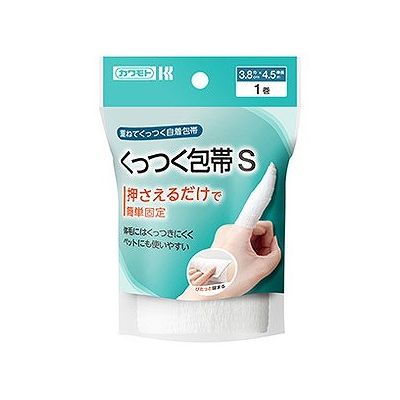 商品概要メーカー：川本産業商品名：くっつく包帯S1巻約3．8cmx約4．5m区分：その他内容量：1巻商品概要：包帯どうしがくっつく自着包帯です。JANコード：4987601002984商品コード：013105731商品の説明1．包帯どうしが...