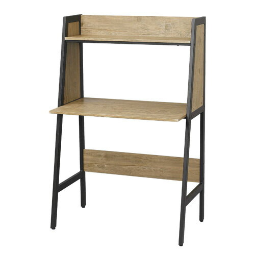 ●サイズ:(約)幅84×奥行51×高さ129cm●素材:合成樹脂化粧パーティクルボード(PVC)、スチール(黒粉体塗装・艶消し)●生産国:中国●天板厚:約1.5cm●耐荷重:約20kg(天板) 約5kg(上棚) ※耐荷重は測定値であり保障値...