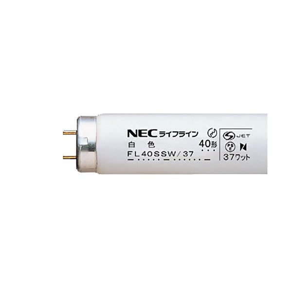 ■商品内容3波長よりも経済的な一般形蛍光ランプ。●白色は落ち着いた印象の蛍光ランプです。■商品スペック種別：40形光色：白色全光束：2945lm点灯方式：グロースタート定格寿命：12000時間寸法：管径28×長さ1198mmランプ定格消費電...