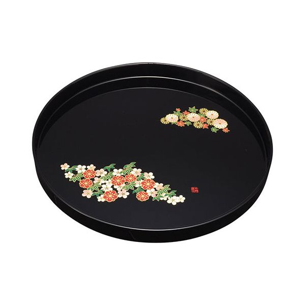 ■商品内容丸盆(約φ300×25mm)×1■商品スペックメーカー品番 : 0773001 内容物 : 丸盆(約φ300×25mm)×1 素材 : ユリア樹脂 生産国 : 日本 パッケージ形態 : 化粧箱 箱サイズ : 約320×320×35...