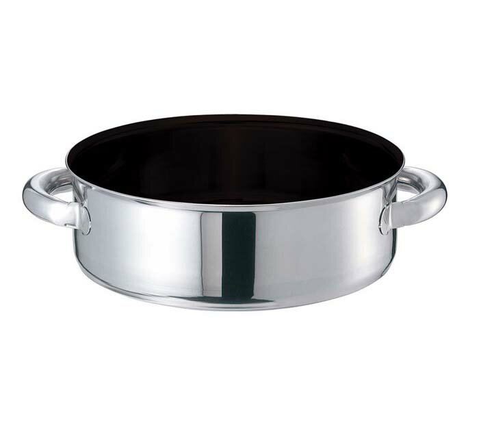 【商品説明】●カレー・シチュー・ソース等のこびりつき易い調理に最適●プロの右腕になる条件　1.熱を平均に伝える極厚底　2.優れた耐蝕性＋タフなボディー　3.使い易さを追究したデザイン　4.汚れがつきにくいノンスティック加工●大きく重い業務用...