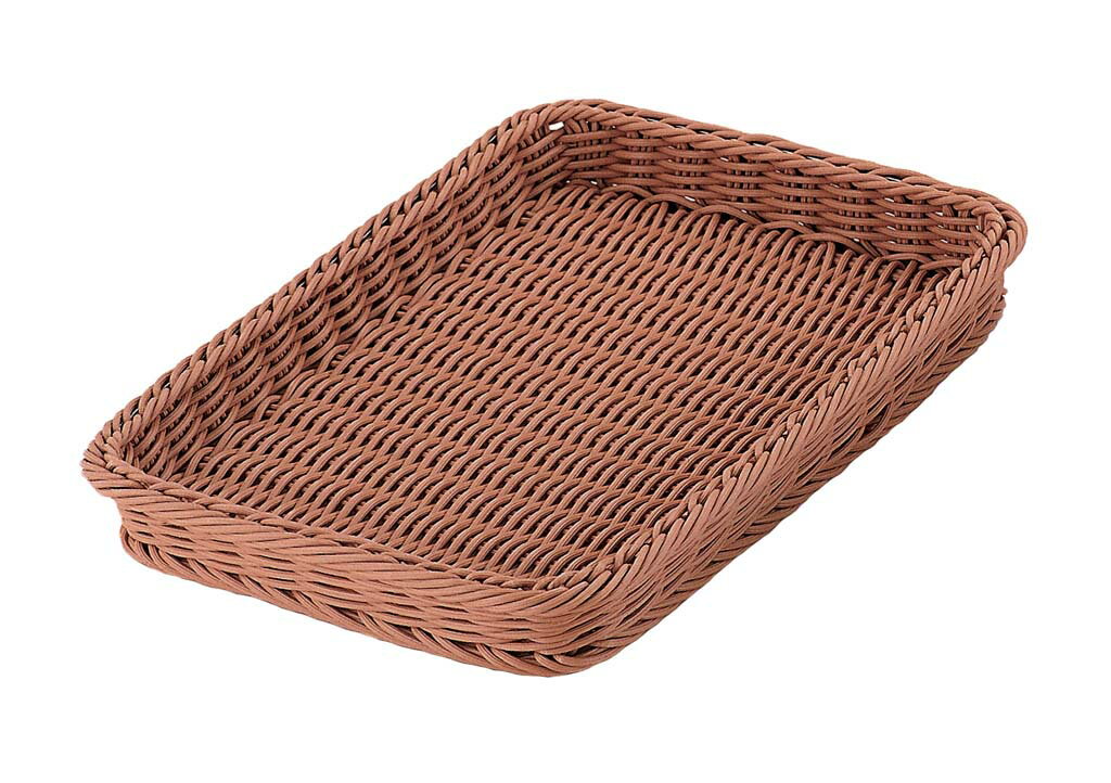 【商品説明】●洗えるバスケット！籐のような手編みのぬくもり、柔らかいのに丈夫なしっかり形状生鮮、鮮魚、青果、精肉、ベーカリー等さまざまなシーンで活躍●水洗いOKで洗剤も使えてお手入れ簡単、衛生的に保てます。●冷蔵庫内でのご使用もOKです。(...