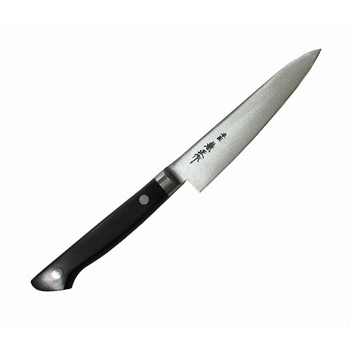 ■商品説明●研ぎやすく、鋭い切れ味を誇る全鋼包丁の最高峰シリーズ。●「本刃付け」で、プロ仕様の刃付け●ステンレスの口金は、ブレードと溶接されており、柄部への浸水を防ぎ衛生的。●ハンドルはフルタング構造で、業務用包丁としてハードユースにも耐え...