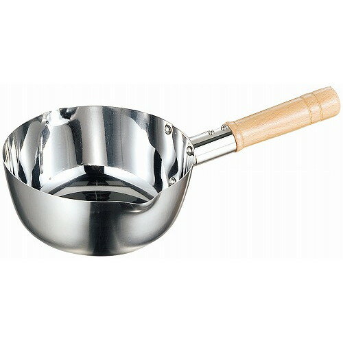 ■商品説明●両口仕様●200V電磁調理器は非常にパワーがある為、鍋の変形防止・安全面からボリュームは中以下で、鍋の状態、内部の温度には細心の注意をお願いします。■直径・サイズφ202■深さ深さ：75■重さ415g■容量1.6L●200V電磁...