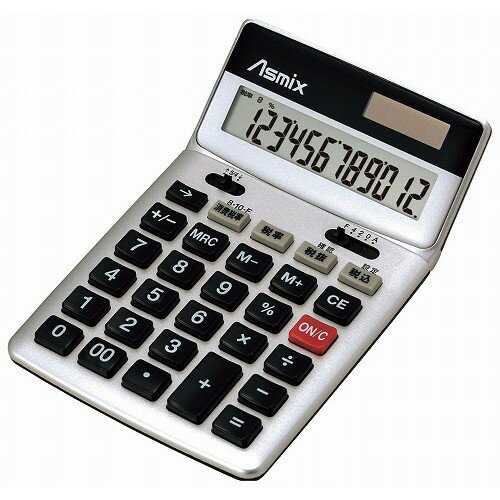 ■商品説明消費税率を「8・10・F」とボタンで切替可能。12桁、税計算、メモリー、チルトあり■直径・サイズ外径：W106×D172×H25■深さ■重さ140g■容量【代引きについて】こちらの商品は、代引きでの出荷は受け付けておりません。【送...