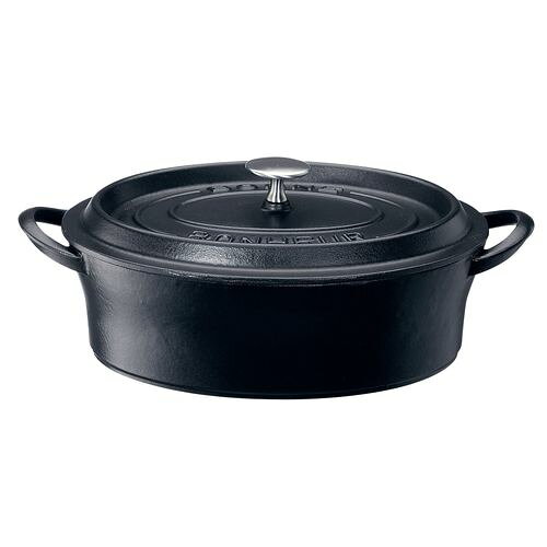 イシガキ ボン・ボネール ココットオーバル 14cm ブラック ABVB604 JANコード 4971360336237●サイズ(cm):14●カラー:ブラック●(内寸)間口×奥行×深さ(mm):140× 97×56●容量(cc): 550...