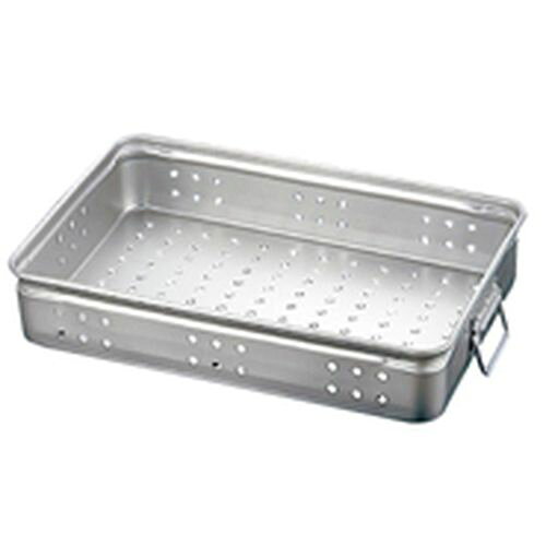 アカオアルミ アルミ穴明手付番重 特大 120 ABV61412 JANコード 4970197807057●サイズ表示:特大120●間口×奥行×高さ(mm):660×443×120●重量(kg):2.05●材質：アルミニウム合金（アルマイト...