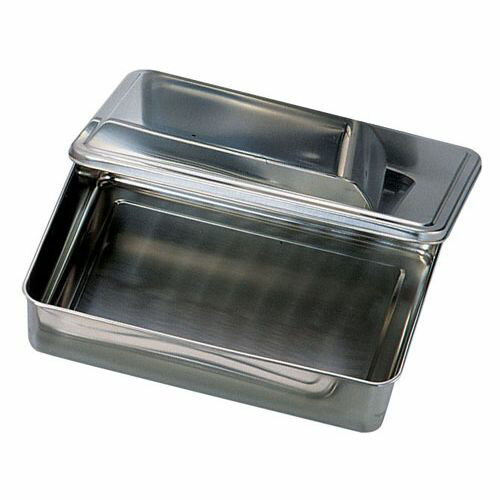 遠藤商事 SA18-8調味料入蓋付バット 4角型 AHT43 JANコード 4520785069611●サイズ:4角型●間口×奥行×高さ(mm):285×225×60●底内寸(mm):270×200【送料について】北海道、沖縄、離島は送料を...