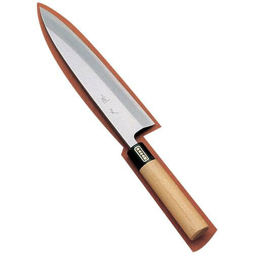 遠藤商事 SA佐文 身卸（木製サヤ付） 21cm ASB14021 JANコード 4905001016165●サイズ(cm):21●全長(mm):365●重量(g):240●背厚(mm):5.8●材質：白鋼■SA 佐文 本霞・玉白鋼■※この...