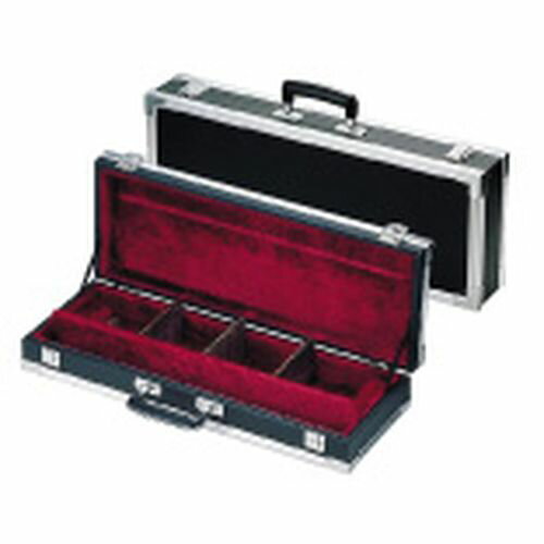 グレステン 包丁ケース 中 8丁入 AHU19 JANコード 4562207327923●間口×奥行×高さ(mm):570×215×90●重量(kg):2.2●材質：表面--黒レザー張 縁-アルミ 内張--ナイロン■・仕切りなしスペース付。...
