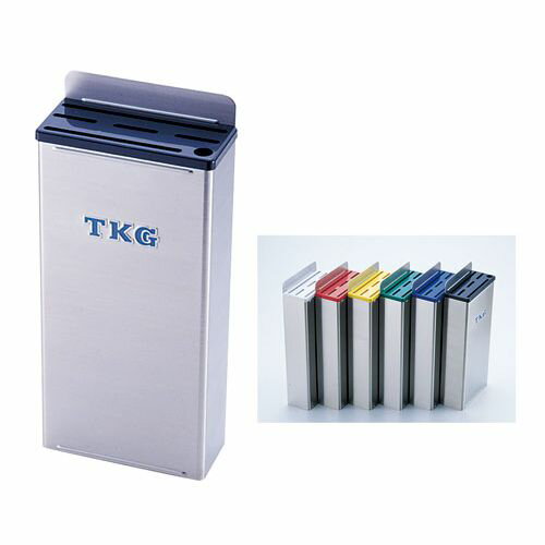 TKG 18-8プラ板付カラーナイフラック 小 Bタイプ 白 AHU661 JANコード 4905001107764●間口×奥行×高さ(mm):152×65×315●全高(mm):340●カラー:白●材質：本体:18-8 フタ:ABS樹脂■...