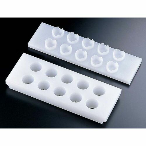 山県 PE新てまり寿司 φ35mm 10個取り BSS5102 JANコード 4905001312243●サイズ(mm):35●重量(kg):1.2●材質：ポリエチレン■10個取り(5×2列) 使用材料:ポリエチレン(LDPE)■耐熱温度:...