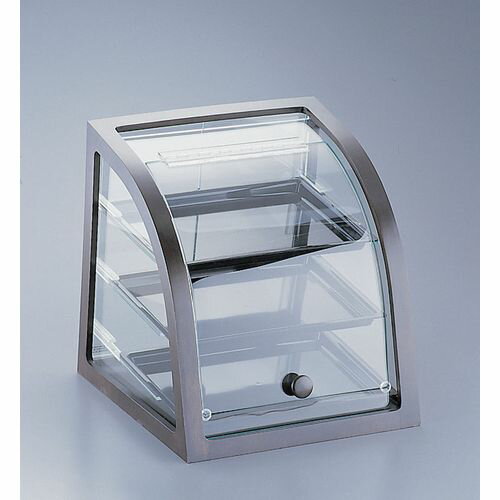 カルミル ユーロ 木枠アクリルケース P255-52S WKCO101 JANコード 0688640141644●幅×奥行×高さ(mm):413×435×448●材質：木枠 PC■トレーサイズ:373×272×H22mm 3枚庫内有効高さ:...