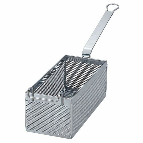 YUKIWA エコクリーン パンチングポテトフライヤー S UK18-8 AEK2302 JANコード 4520785071874●サイズ:S●幅×奥行×深さ(mm):288×129×112●柄の長さ(mm):285●パンチング穴径(mm)...