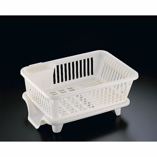 サンコー 皿立て水切りかご ヨコ型 No.2 （箸立て付） EMZ1501 JANコード 4973230051868●幅×奥行き×高さ(mm):450×323×193●材質：ポリプロピレン■材質:ポリプロピレン食器から流れ落ちた水は直接シン...