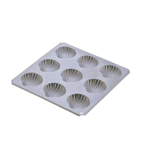 タイガークラウン アルブリット マドレーヌシェル型 9P No.5248 WMD43 JANコード 4904940052487●メーカー品番:255×248×14●幅(mm)×奥行(mm)×高さ(mm):63×63×16●重量(g):150...