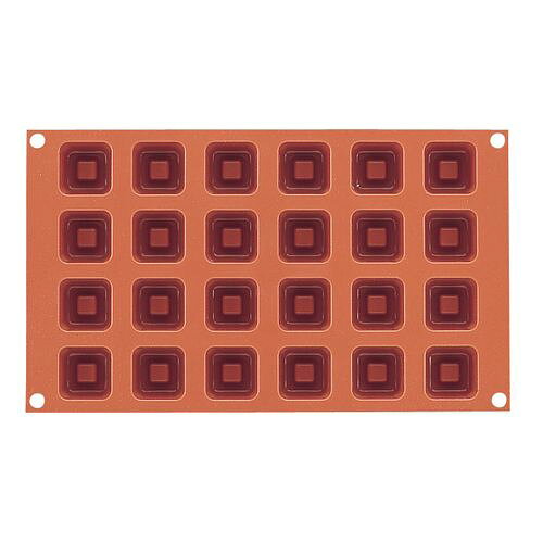 Marttellato(マルテラート) フレキシブルモルドSF080 35スクエアーサラバン24ヶ取 WML7501 JANコード 8029859052888●メーカー品番:SF080●間口×奥行(mm):300×175●容量(cc):16...
