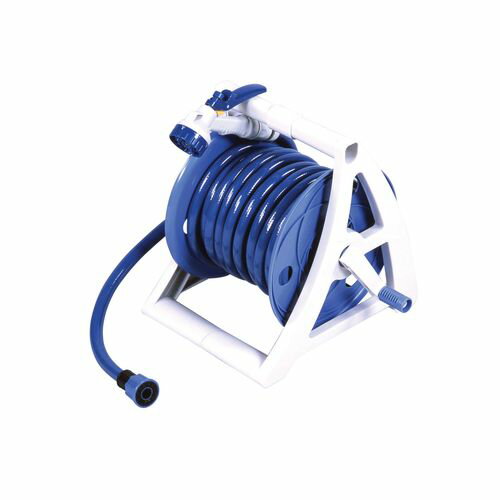 グリーンライフ ホースリール オーシャン 15（15m付） KHC4501 JANコード 4971715123406●規格(m):15(15m付)●間口×奥行×高さ(mm):295×325×330●材質：本体：ポリプロピレン、ホース：軟質塩...