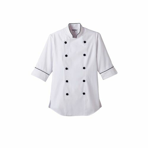 サンペックスイスト ショップコート ET-1140 ホワイト×ブラック 3L SKC5305 JANコード 4589929626905●メーカー品番:ET-1140●サイズ:3L●着丈(cm):76●肩巾(cm):50●胸囲(cm):120...