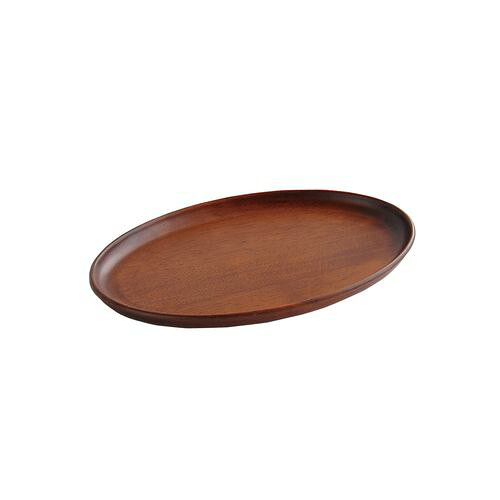 ヤマコー 木製カフェトレイ オーバル ブラウン PKH0301 JANコード 4988484153787●カラー:ブラウン●間口×奥行×高さ(mm):300×200×27●(内寸)間口×奥行×高さ(mm):285×185×15●材質：ラバー...
