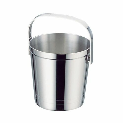 YUKIWA UK18-8S型アイスペール 小 PAI54003 JANコード 4520785055935●サイズ:小●容量(L):1.35●直径×高さ(mm):132×130●材質：18-8ステンレス【送料について】北海道、沖縄、離島は送...