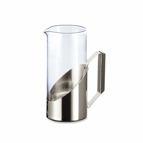 エムタカ ガラス製ウォーターピッチャー 3073W PUO53 JANコード 4968553024774●外径×高さ(mm):φ85×182●容量(L):0.8●材質：本体；ガラス　ホルダー；ステンレススチールスチール　取手；木【送料につい...