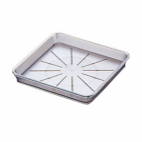 YUKIWA UKウォーターポット用受皿 大 スモークブラウン PUO831 JANコード 4520785002809●色:スモークブラウン●サイズ:大●幅×奥行(mm):170×170●(底内寸)幅×奥行(mm):145×145●材質：ポ...