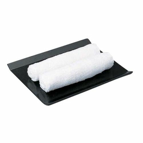 福井クラフト 木製多人数用おしぼり受 黒 75001320 RFKL901 JANコード 4523031014021●幅×奥行×高さ(mm):190×145×13●材質：木製【送料について】北海道、沖縄、離島は送料を頂きます。