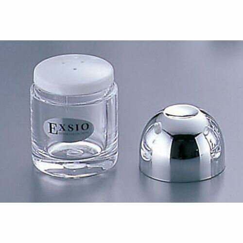 台和 エクシオ 塩・コショウ入れ EX-4 PEK0401 JANコード 4904778088641●メーカー品番:EX-4●直径×高さ(mm):48×78●材質：蓋：ABS樹脂、中蓋：EVA樹脂、本体：メタクリル樹脂■EXSIO エクシオ...